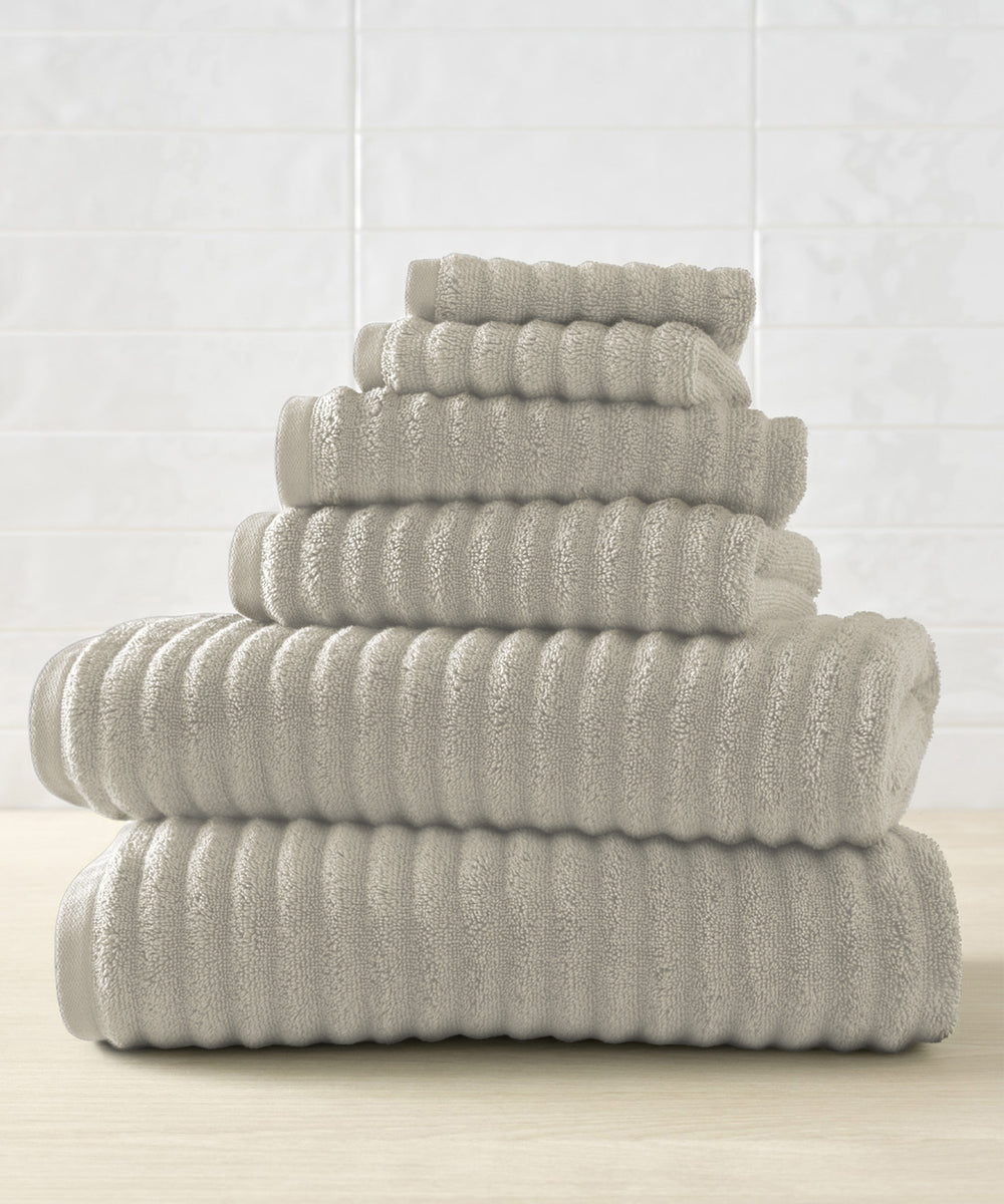 Mason Low Twist Ribbed Towel Bundle - Set of 6 – Blue Loom