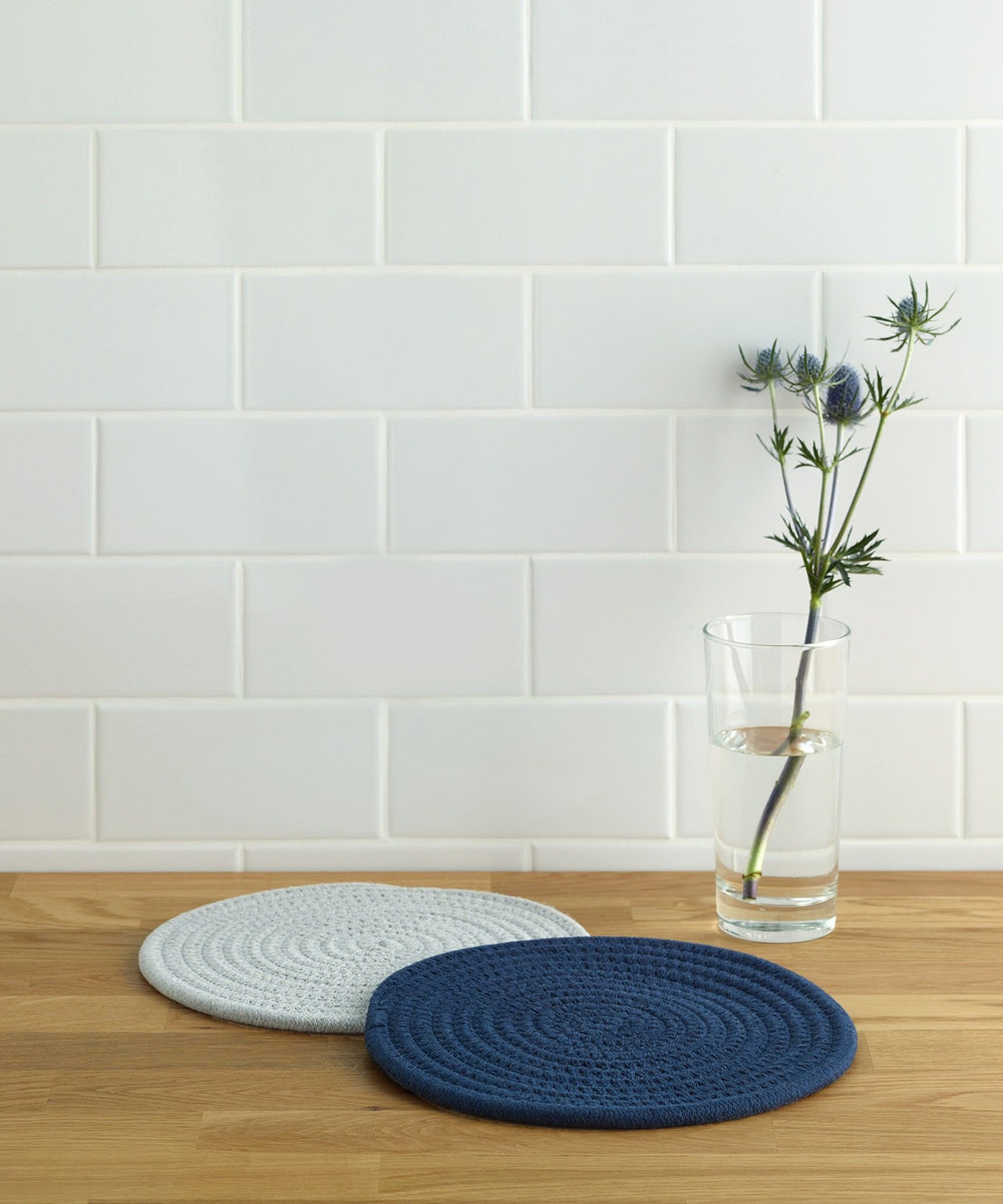 Edison Woven Round Trivet - Set of 2 – Blue Loom